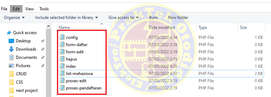 Belajar PHP #16 – Membuat aplikasi CRUD menggunakan PHP dan MySQL - Praktek Otodidak